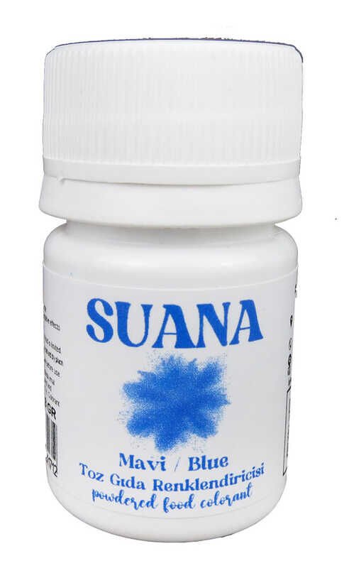 GIDA BOYASI TOZ RENKLENDİRİCİ MAVİ 8 GR PK:15 | Kapınıza Teslim